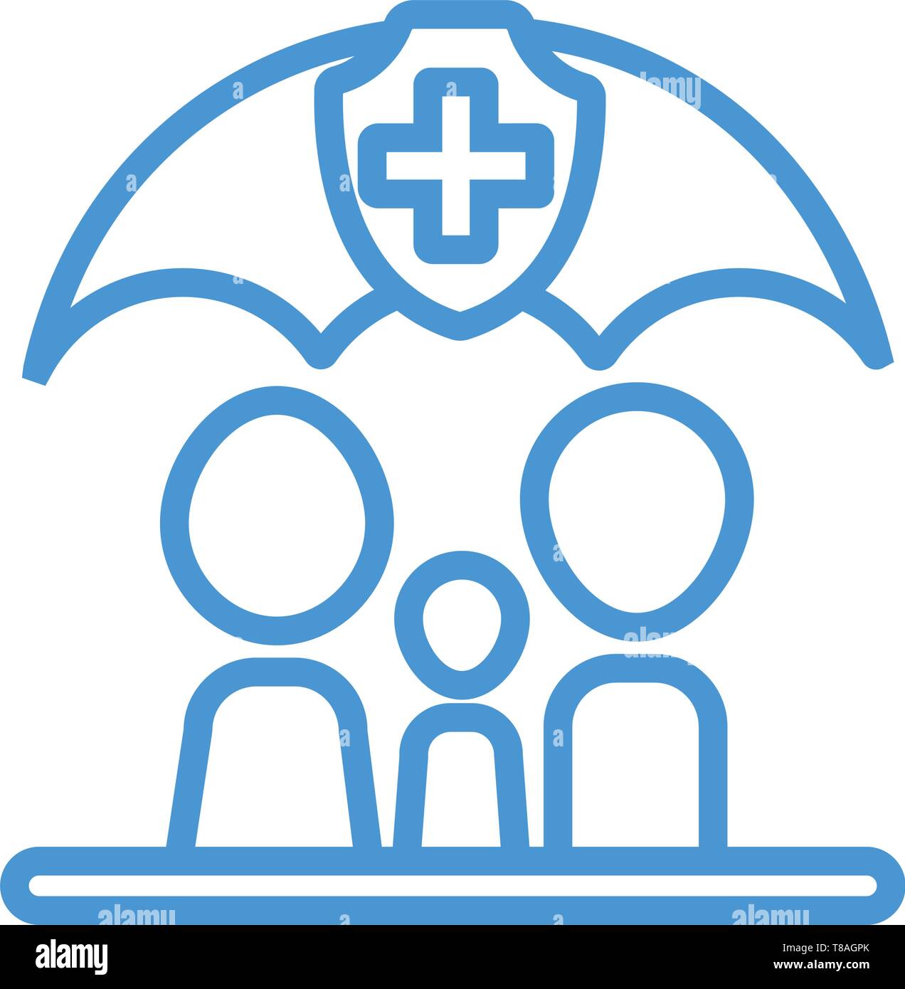 Family healthcare icon- vector family healthcare icon for your business ...