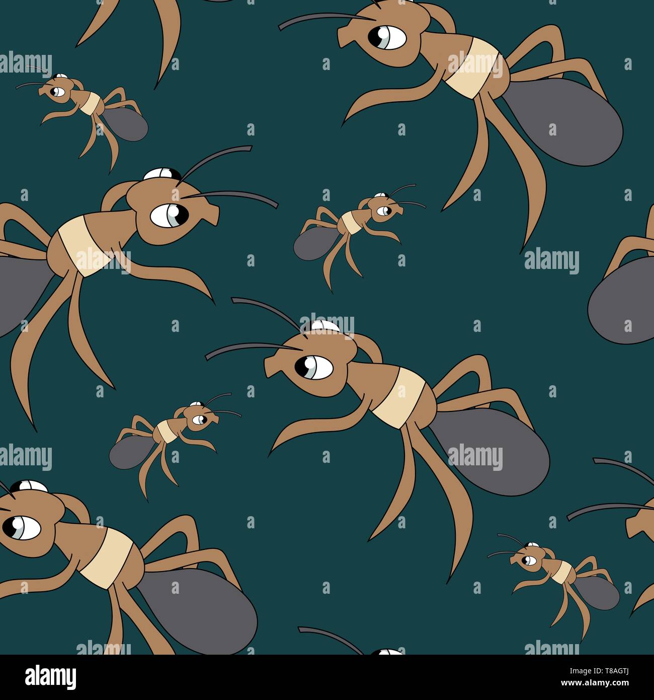 Ants vector vectors hi-res stock photography and images - Alamy