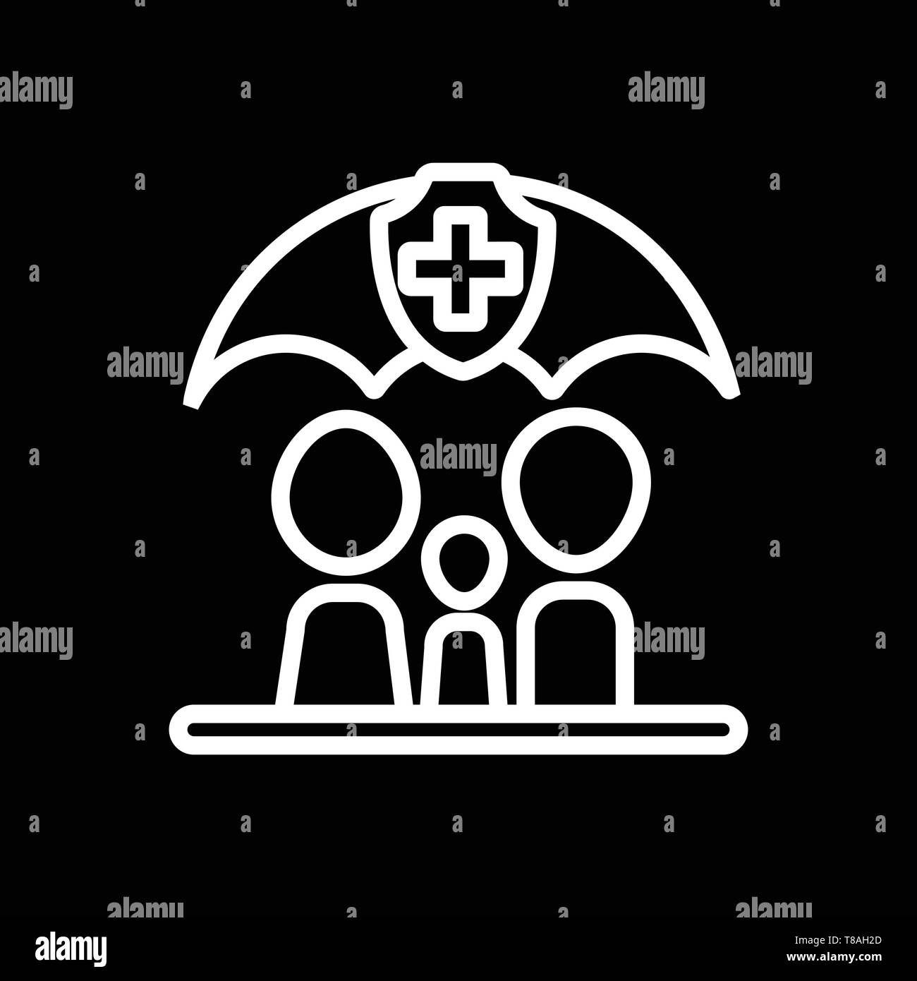 Family healthcare icon- vector family healthcare icon for your business ...