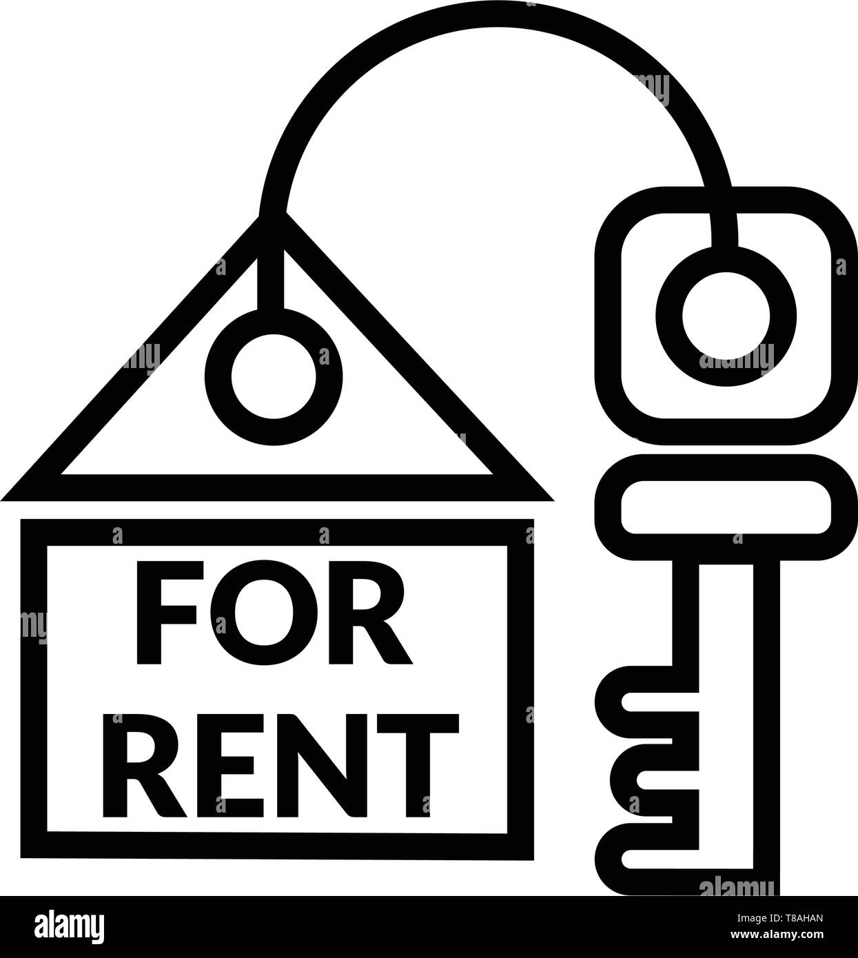 Estate agent sign board Stock Vector Images - Alamy