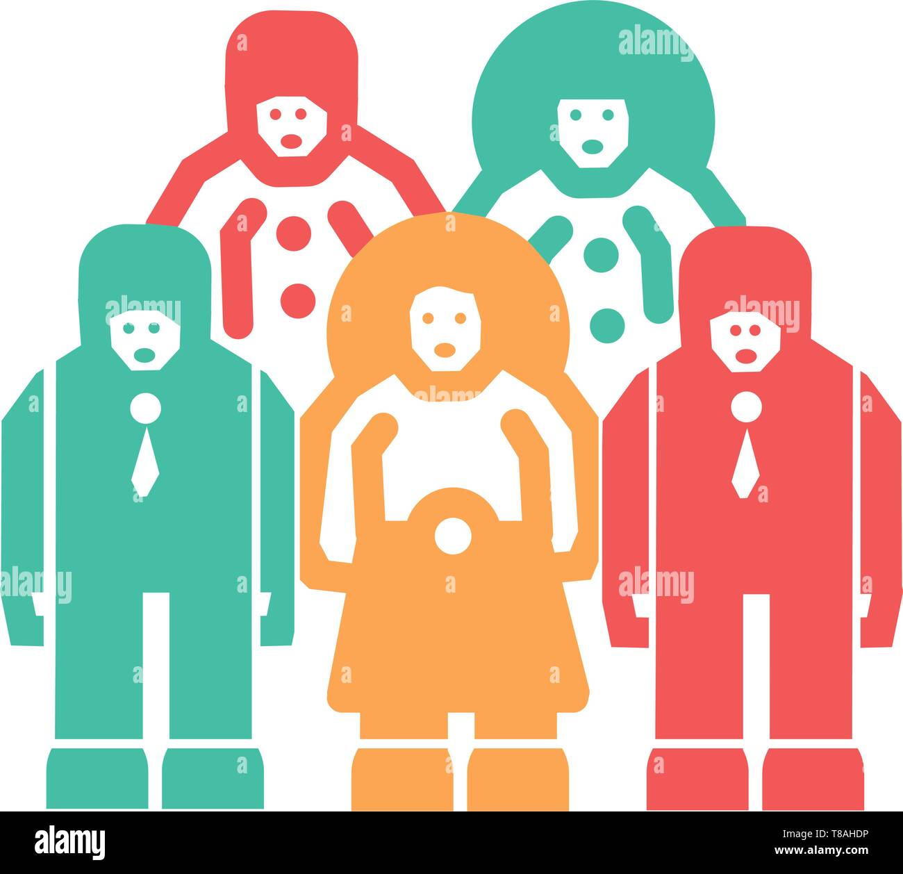 group or business team perfect icon- vector 64X64 perfect pixel icon ...