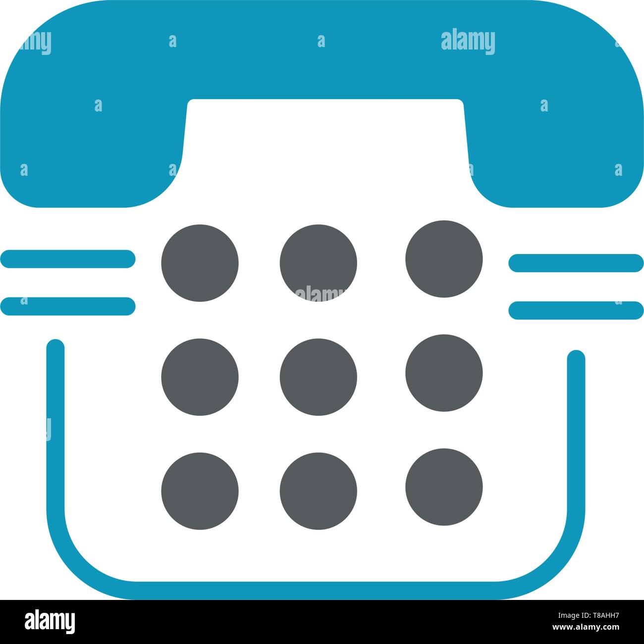 Telephone Icon Vector Stock Vector Images - Alamy