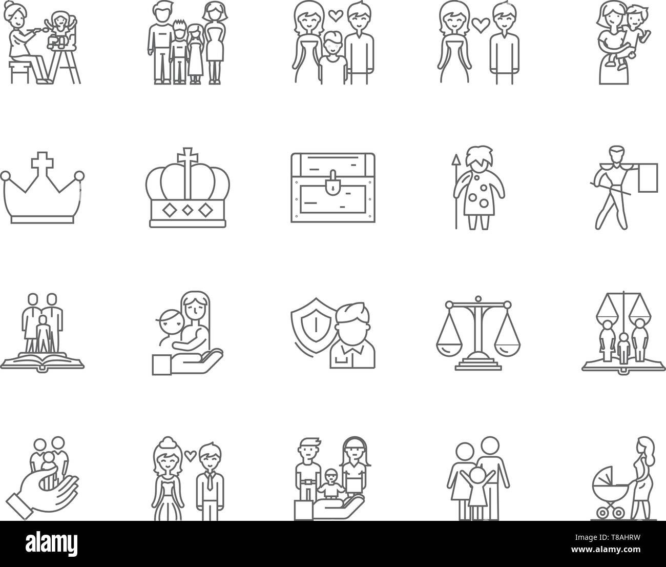 Family tree ancestry Stock Vector Images - Alamy