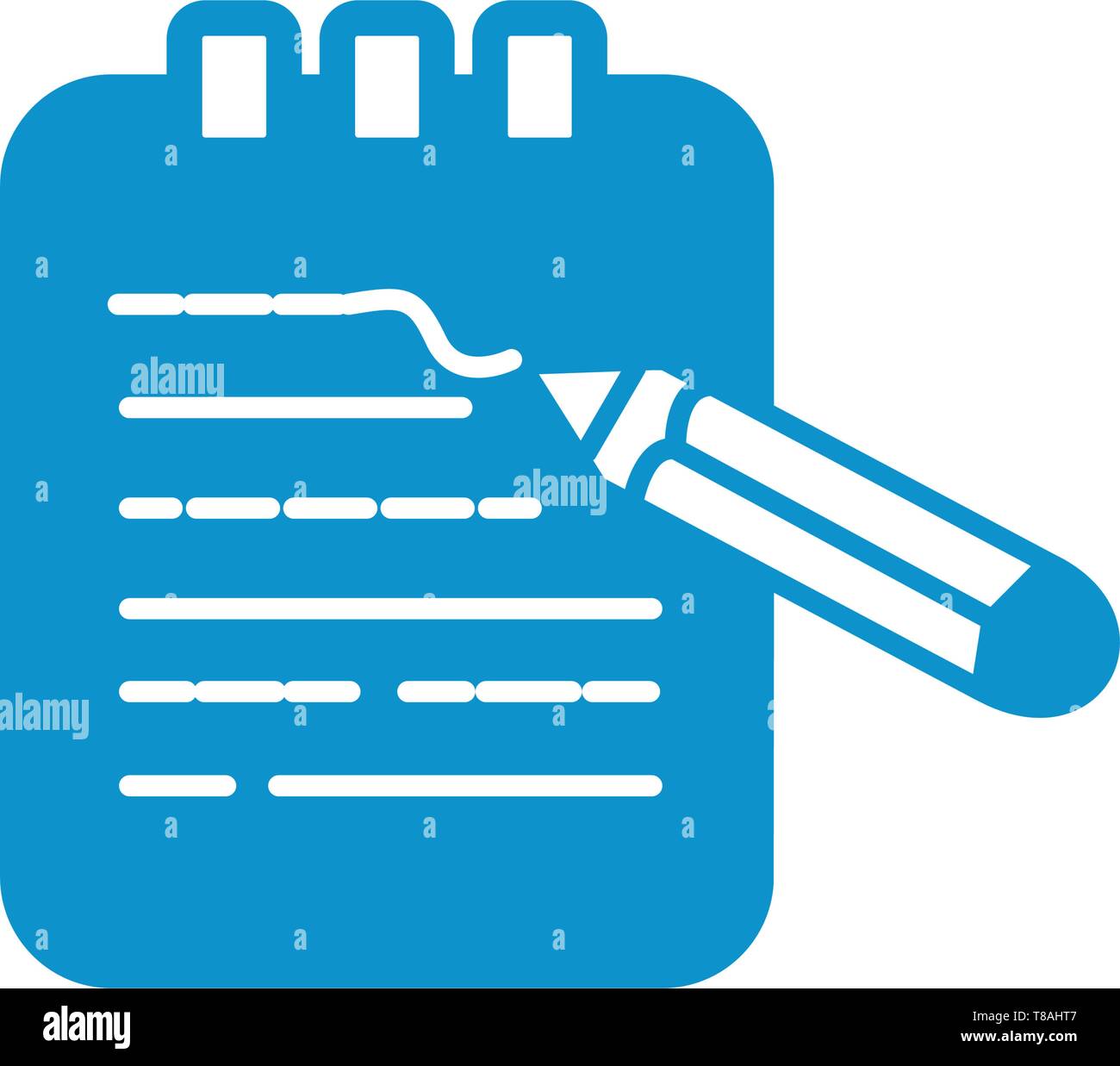 Write note icon vector vector symbol Stock Vector Image & Art - Alamy