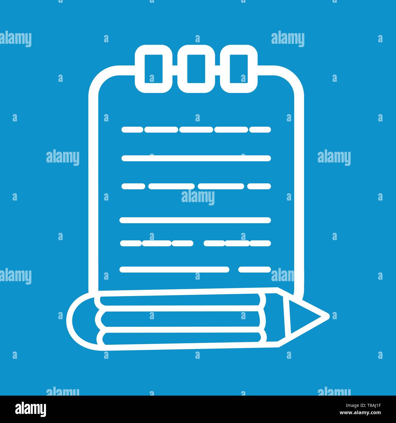 Write note icon vector vector symbol Stock Vector Image & Art - Alamy