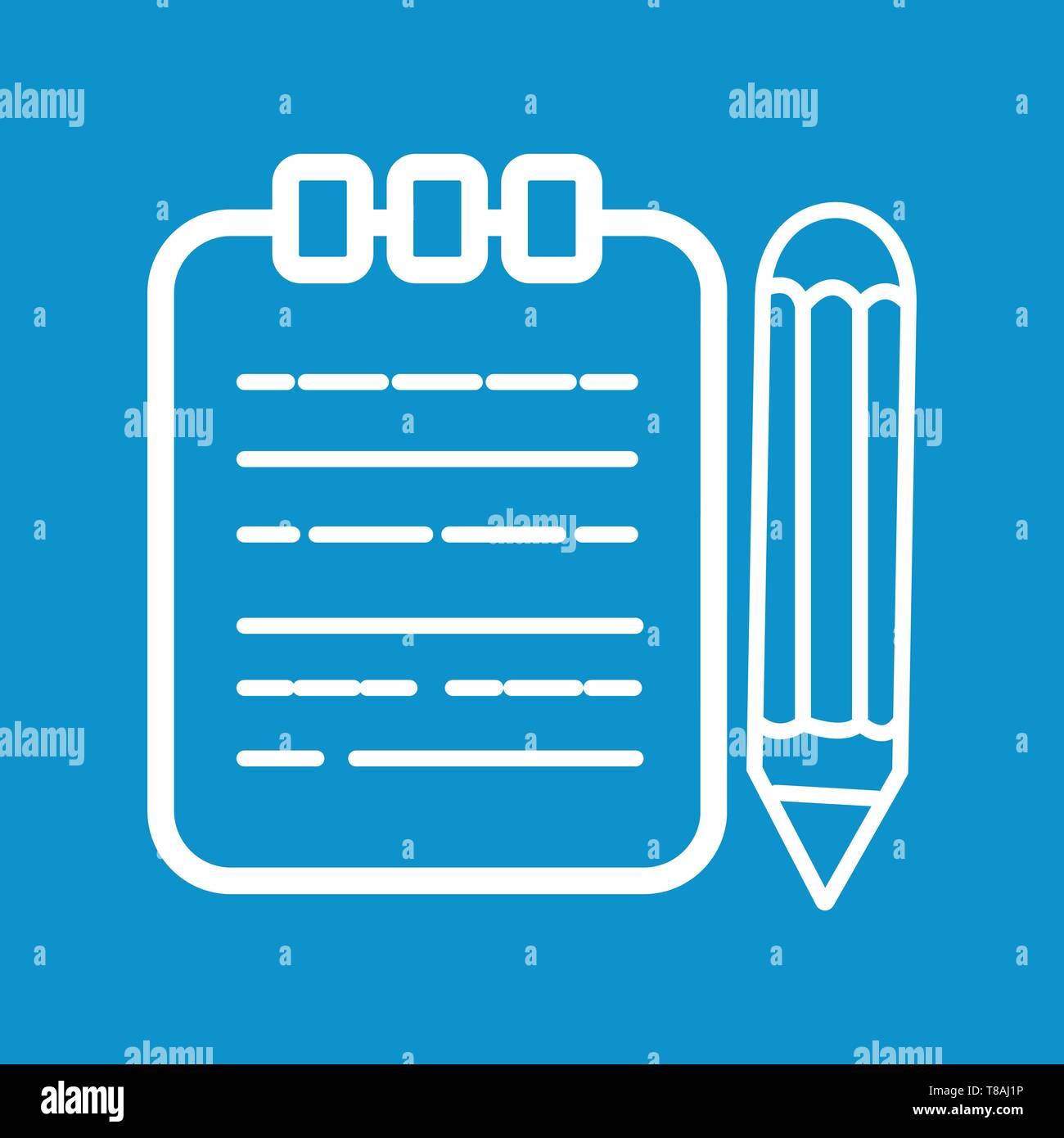 Write note icon vector vector symbol Stock Vector Image & Art - Alamy