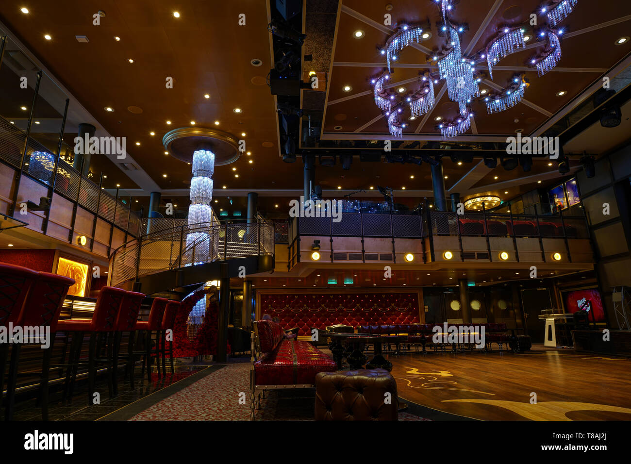 Music Hall, Anthem of the Seas, Royal Caribbean Cruise Ship Stock Photo ...