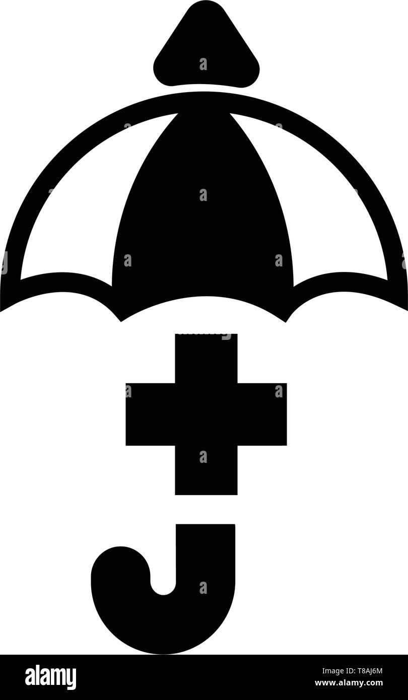 umbrella icon- Health care and medical vector icon Stock Vector Image ...