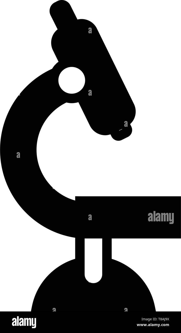 Microscope icon- vector Microscope illustration icon for healthcare or ...