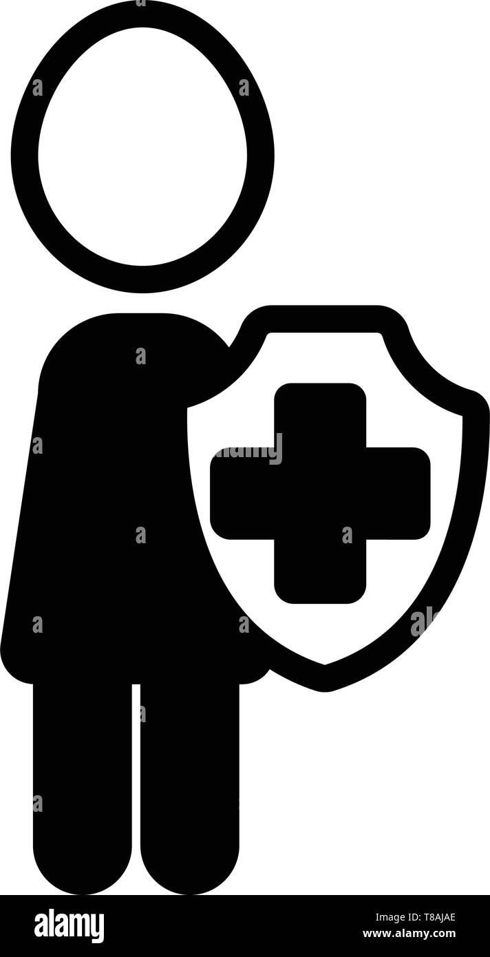 Protection Icon- Medical and healthcare protection vector icon Stock ...