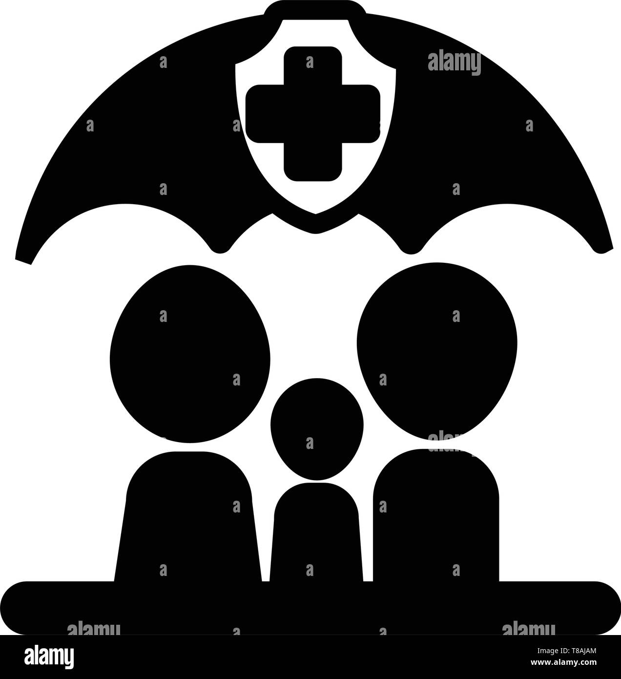 Family healthcare icon- vector family healthcare icon for your business ...