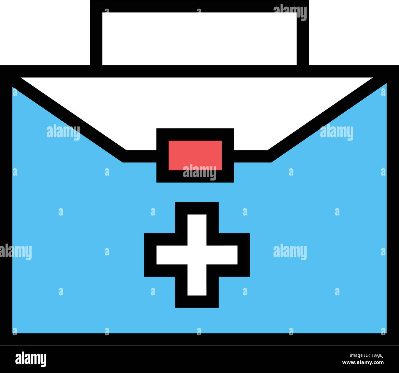 Medical and health care bag- vector Medical and health care bag icon ...