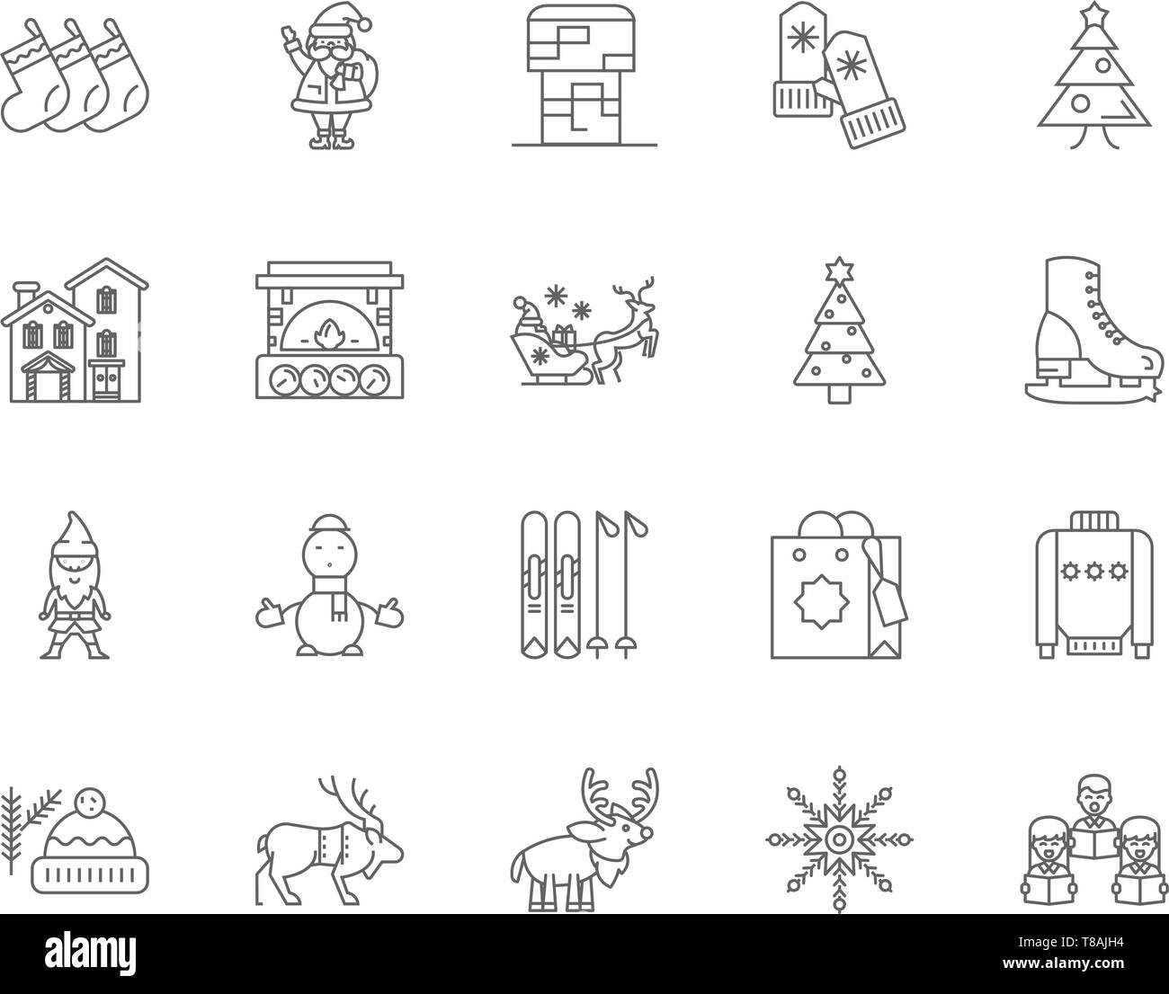 Finland line icons, signs, vector set, outline illustration concept ...