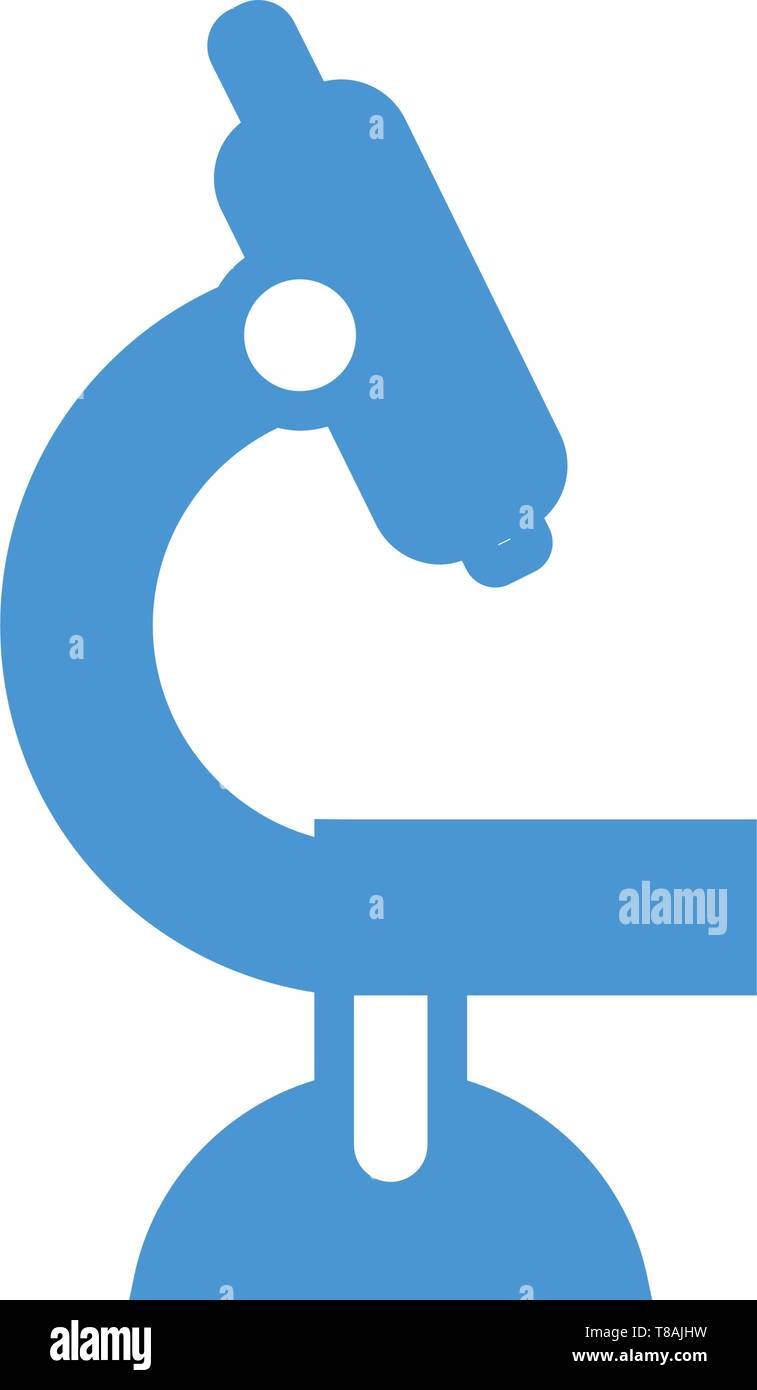 Microscope icon- vector Microscope illustration icon for healthcare or ...