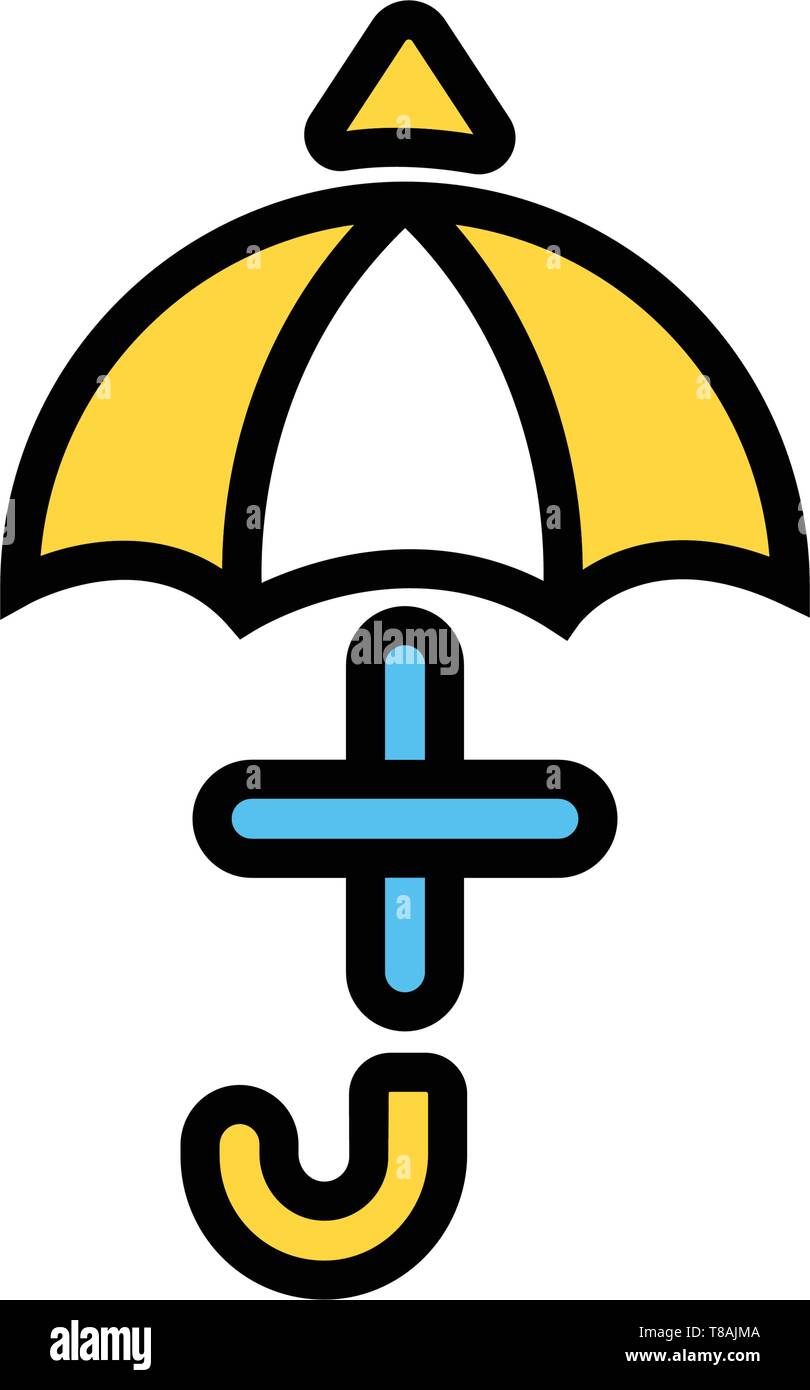 umbrella icon- Health care and medical vector icon Stock Vector Image ...