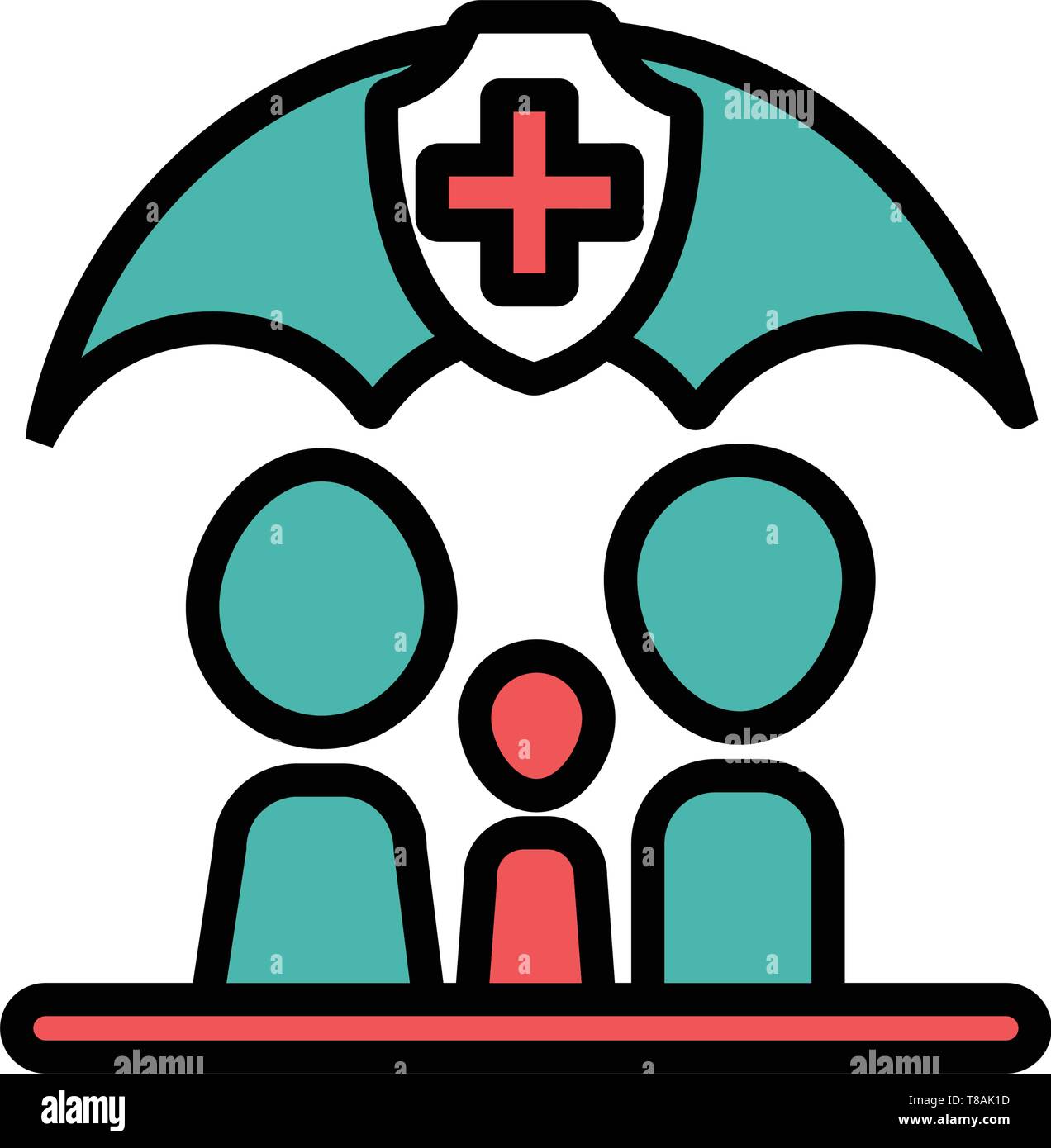 Family healthcare icon- vector family healthcare icon for your business ...