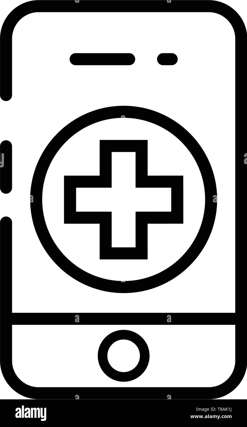 Healthcare & Medical Emergency call vector Icon Stock Vector Image ...