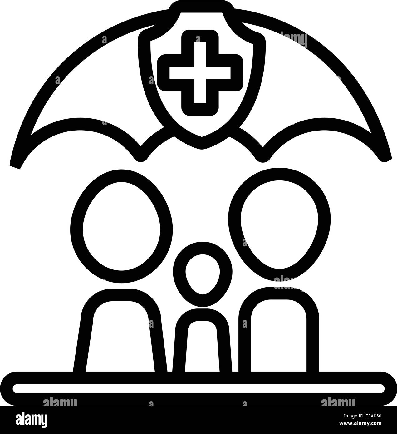 Family healthcare icon- vector family healthcare icon for your business ...