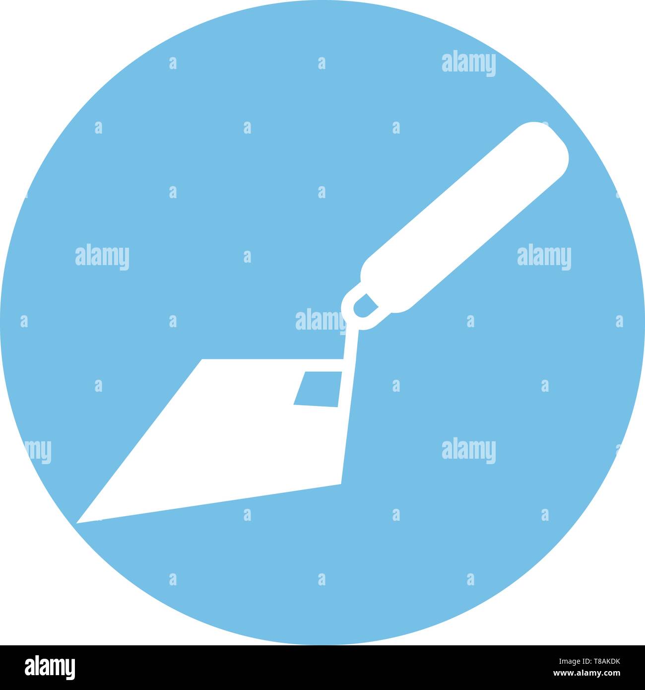 Trowel icon- vector sing symbol Stock Vector Image & Art - Alamy