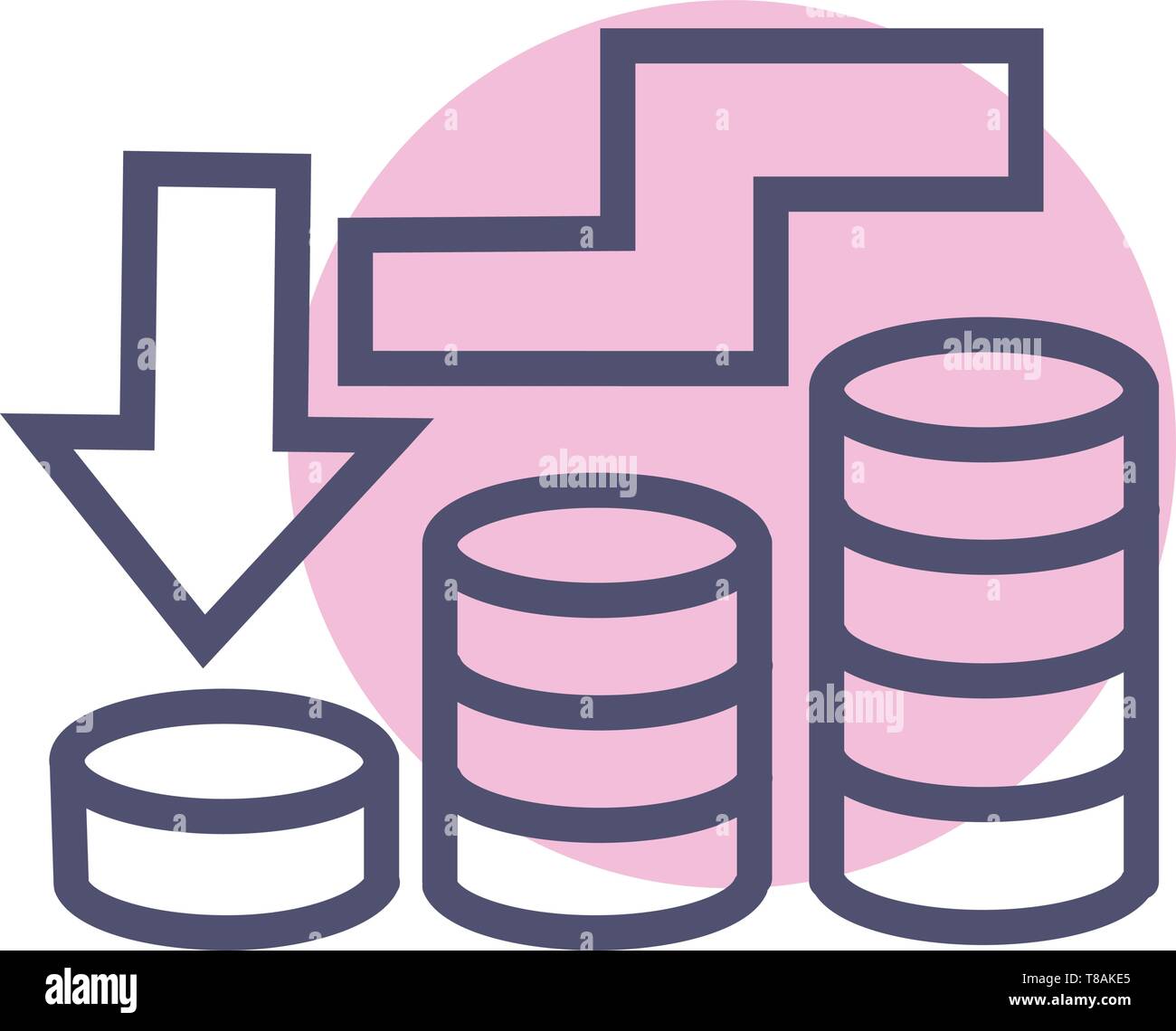 Recession vector vectors hi-res stock photography and images - Alamy