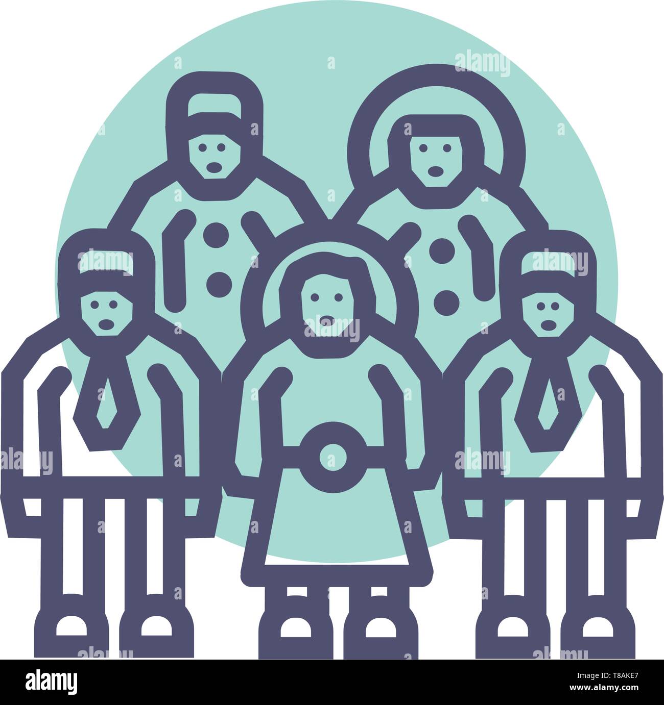 group or business team perfect icon- vector 64X64 perfect pixel icon ...