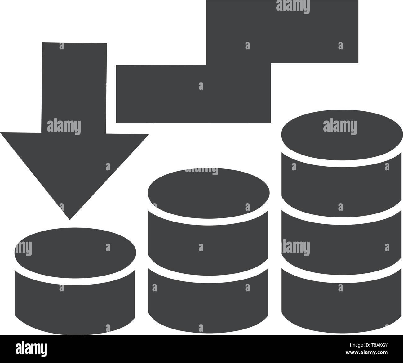 Recession vector vectors hi-res stock photography and images - Alamy