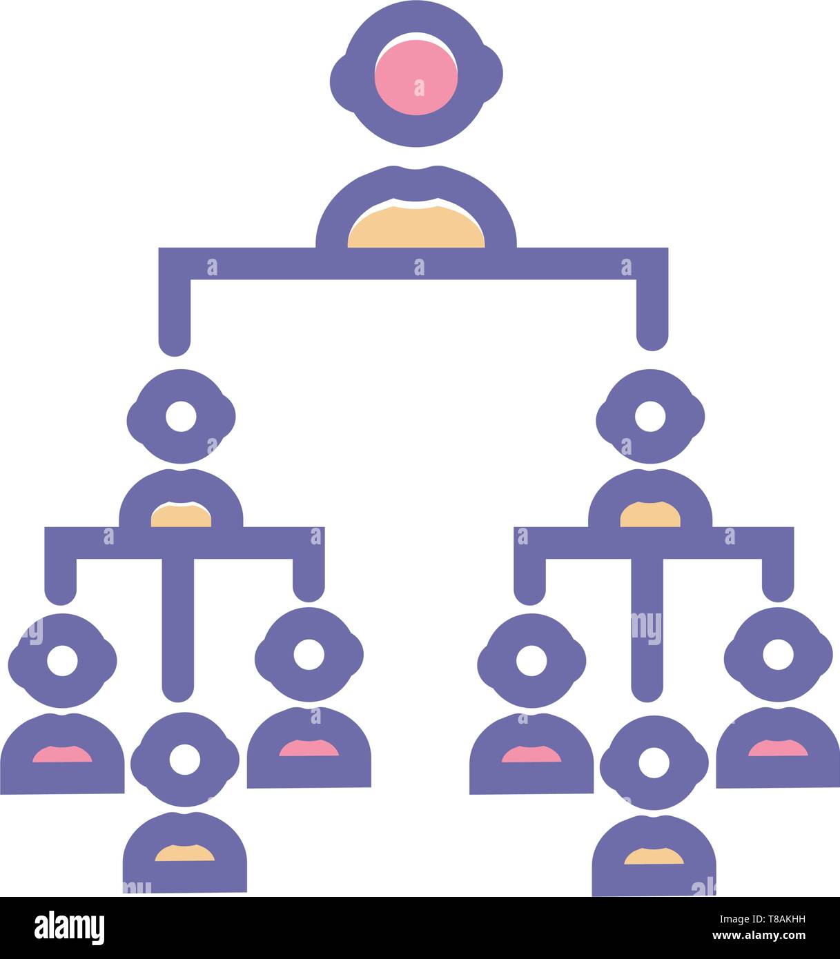 Hierarchy vector sign symbol. vector clean Hierarchy icon for website ...