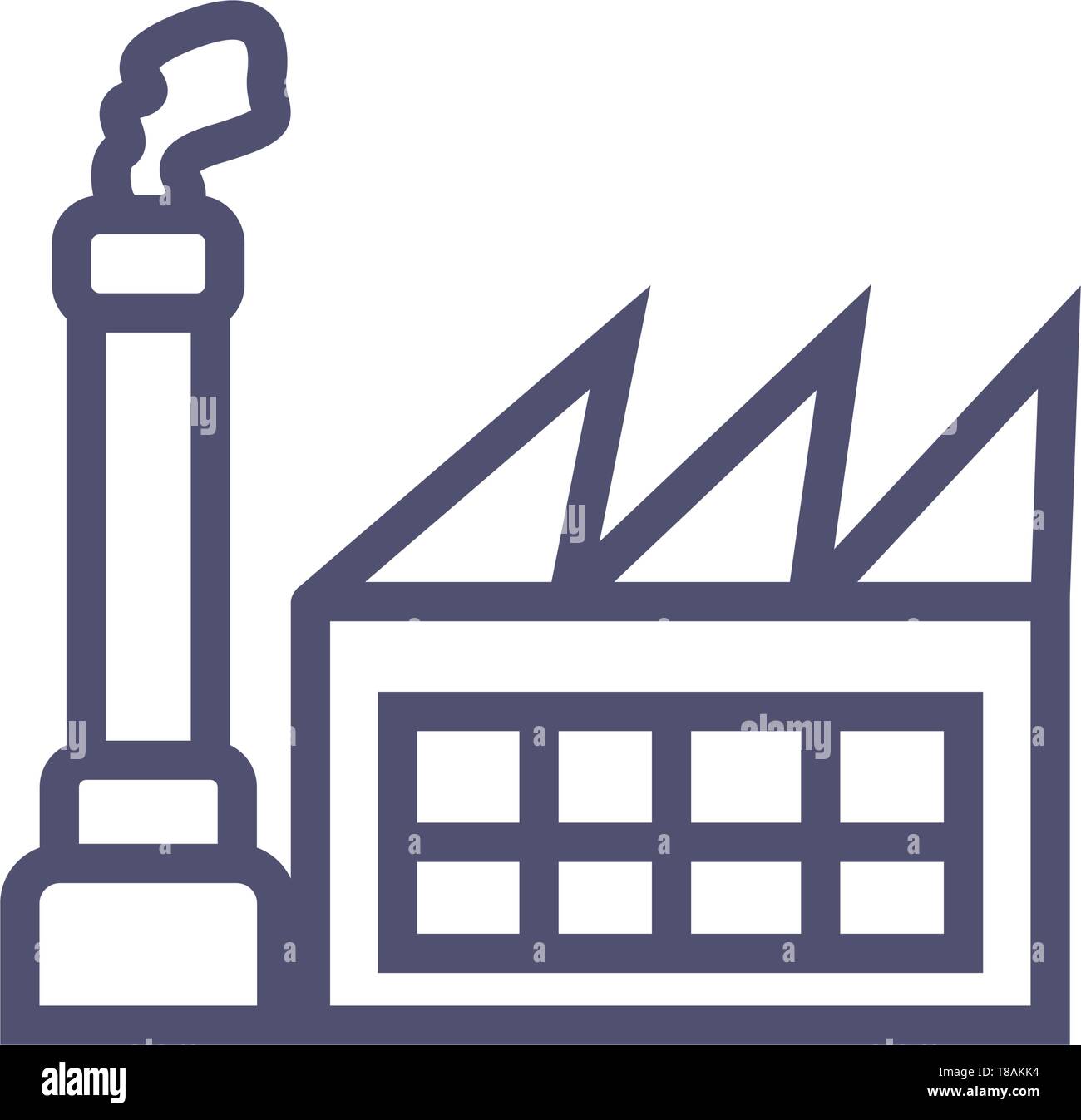 Factory icon. simple clean factory sign symbol -vector Stock Vector ...