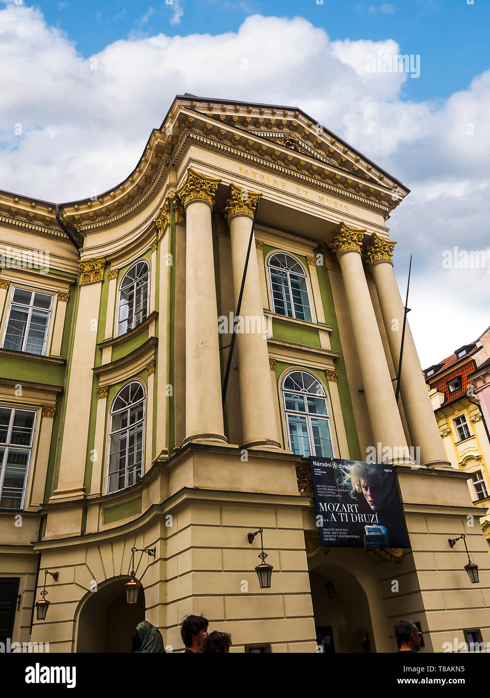 The Estate Theatre in Prague Capital of the Czech Republic, where ...