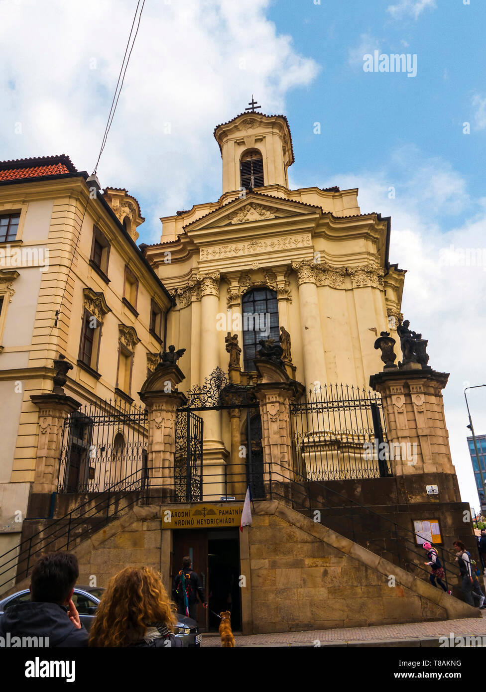 The Czech Orthodox church of St Cyril and St Methodius where a battle ...