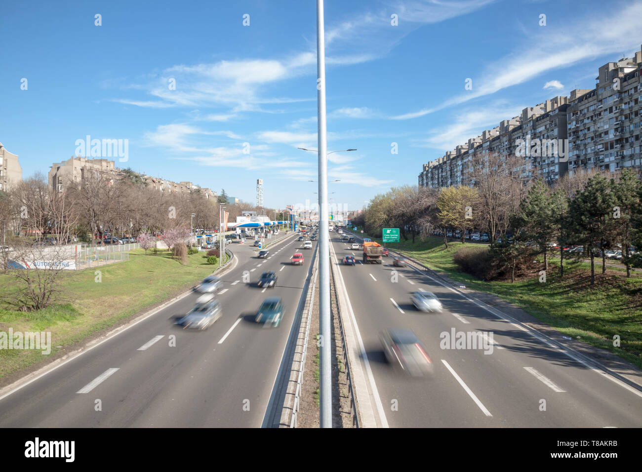 Highway through belgrade hi-res stock photography and images - Alamy