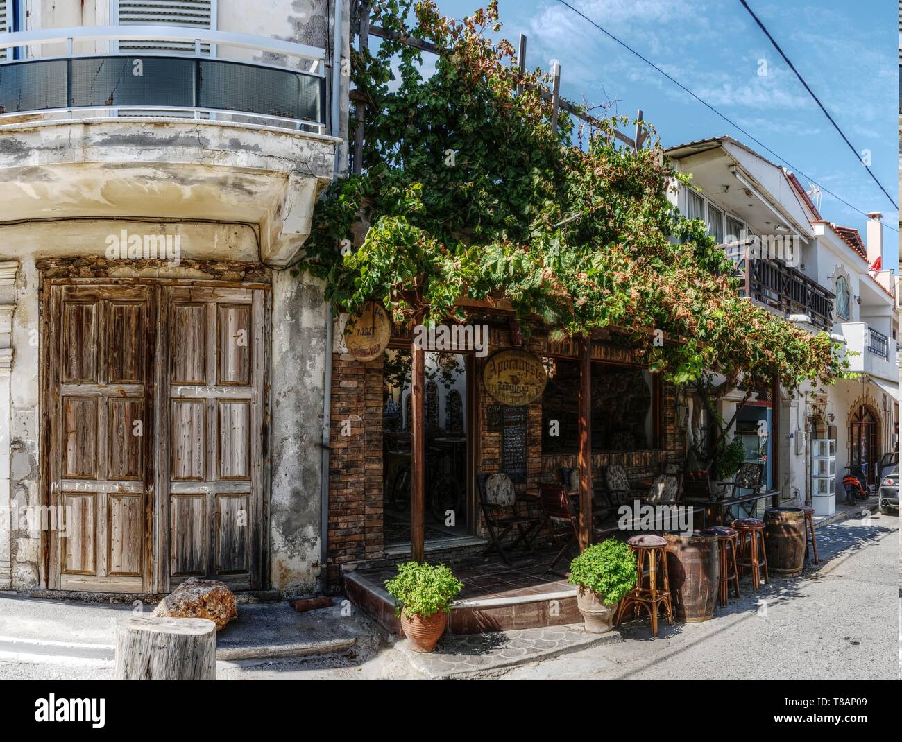 Shopping street in chania crete hi-res stock photography and images - Alamy