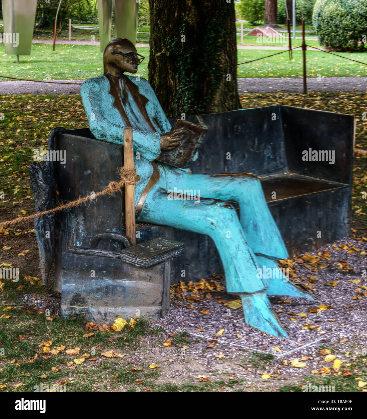 Sculpture on the streets of Bad Ragaz, Grisons, during the quadrennial ...