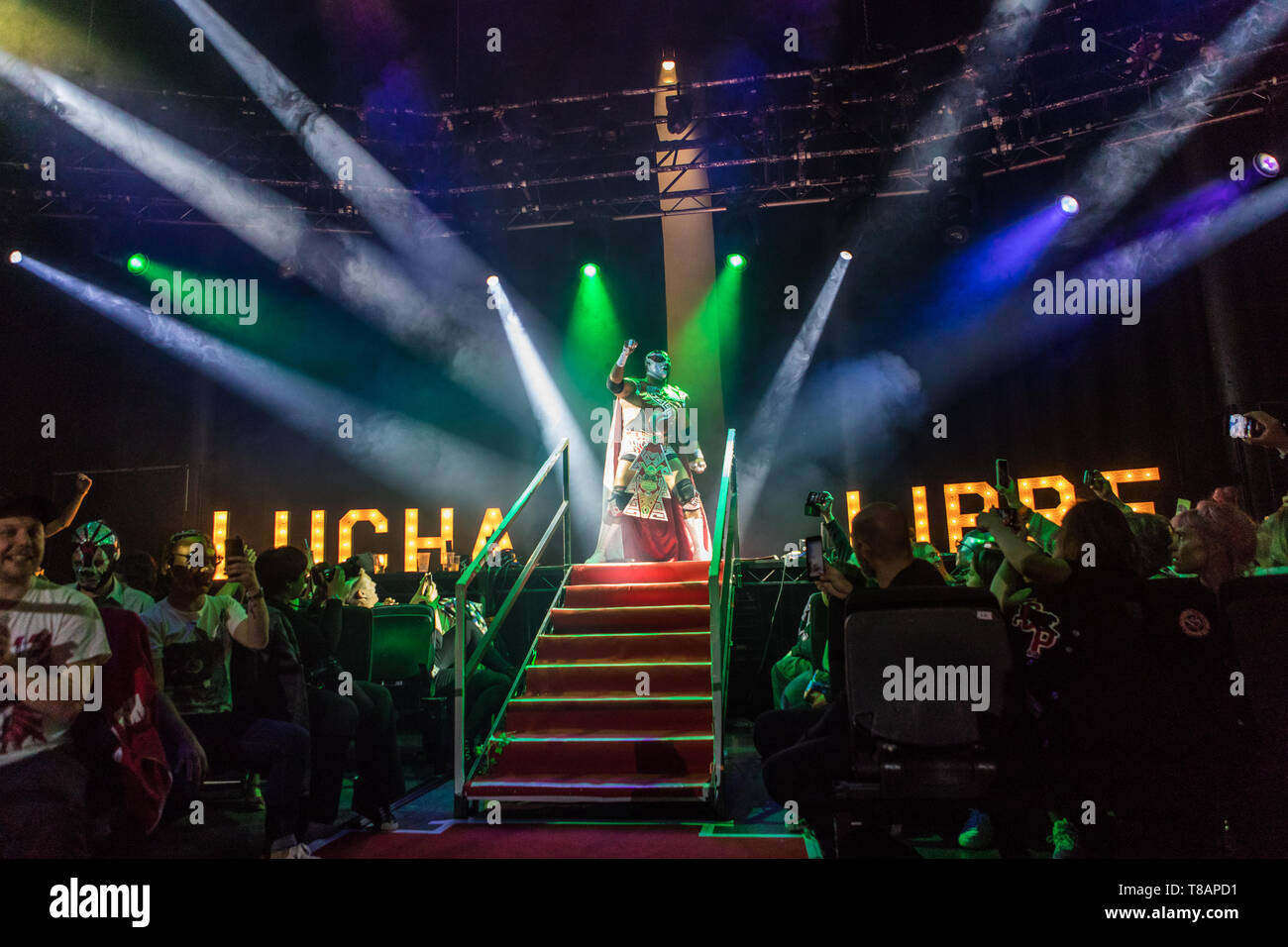 London, UK. 11 May 2019.Mexican wrestler " Silver King" , real name ...