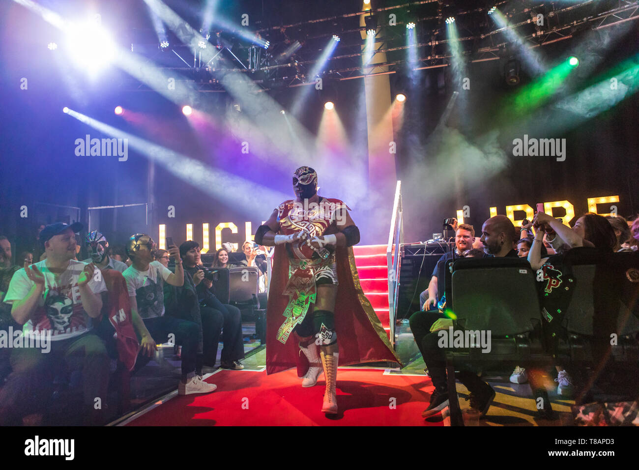 London, UK. 11 May 2019.Mexican wrestler " Silver King" , real name ...
