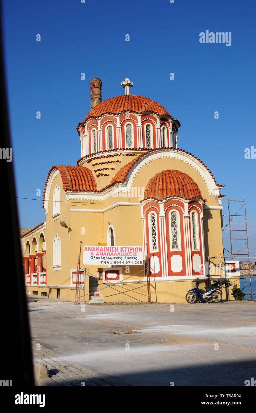 Orthodox Chapel in Crete Stock Photo - Alamy