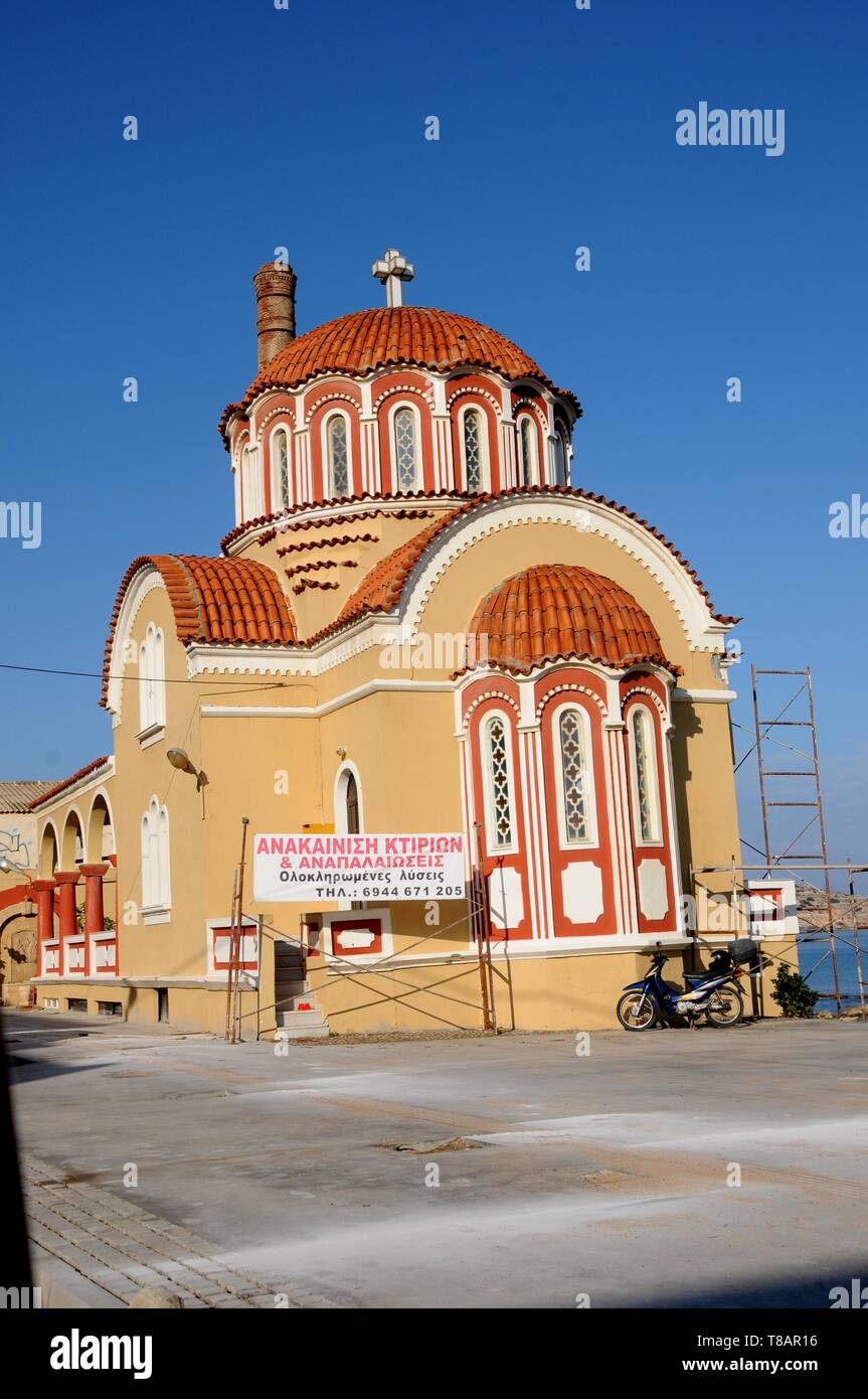 Orthodox Chapel in Crete Stock Photo - Alamy