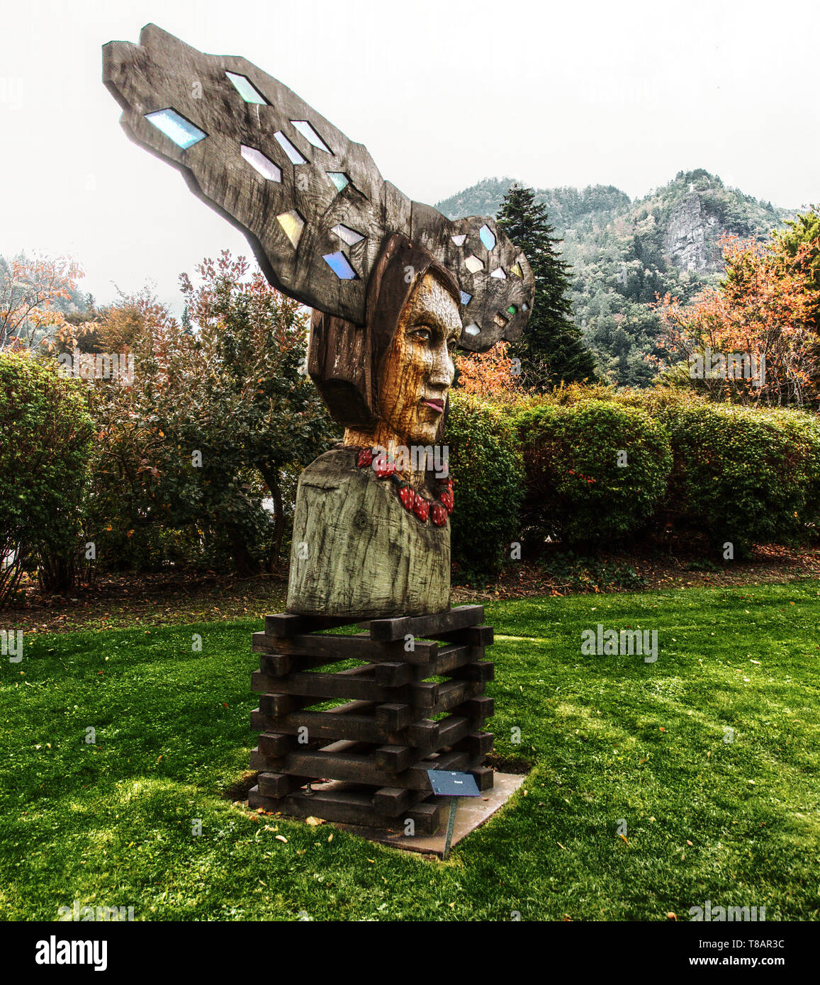 Artwork on display in Bad Ragaz during the quadrennial Bad Ragartz ...