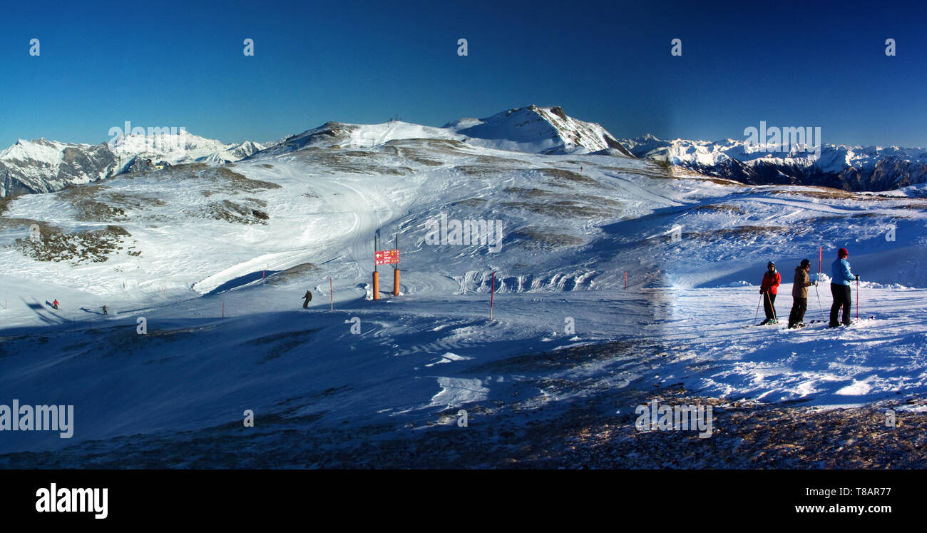 Winter Slopes of the Pizol, Swiss Alps Stock Photo - Alamy