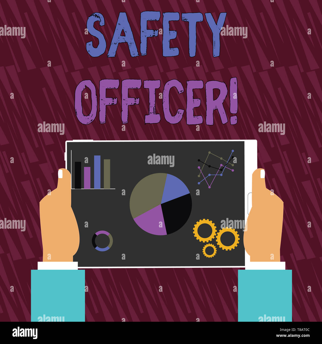 Text sign showing Safety Officer. Business photo text a demonstrating ...
