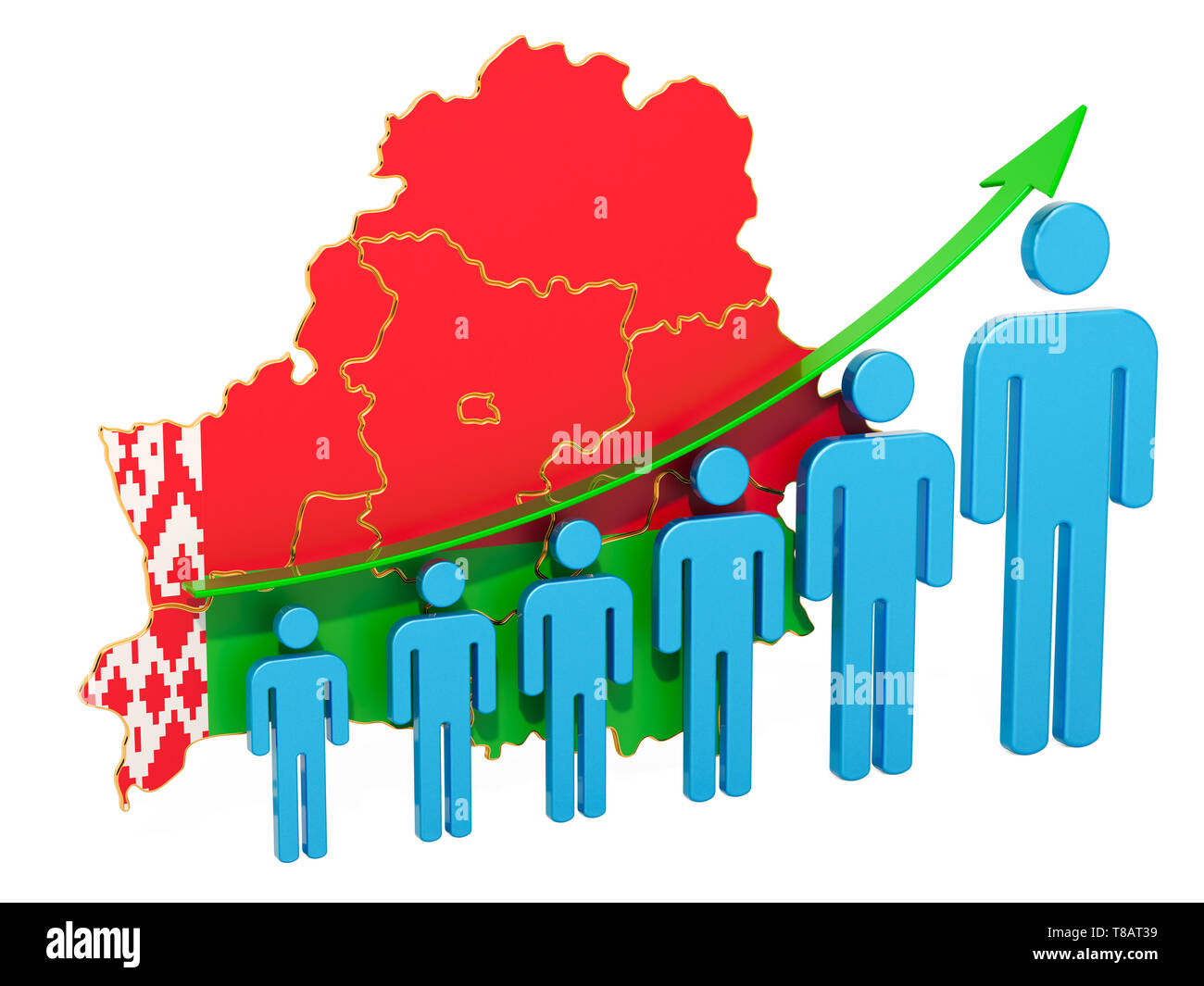 Belarus map chart hi-res stock photography and images - Alamy
