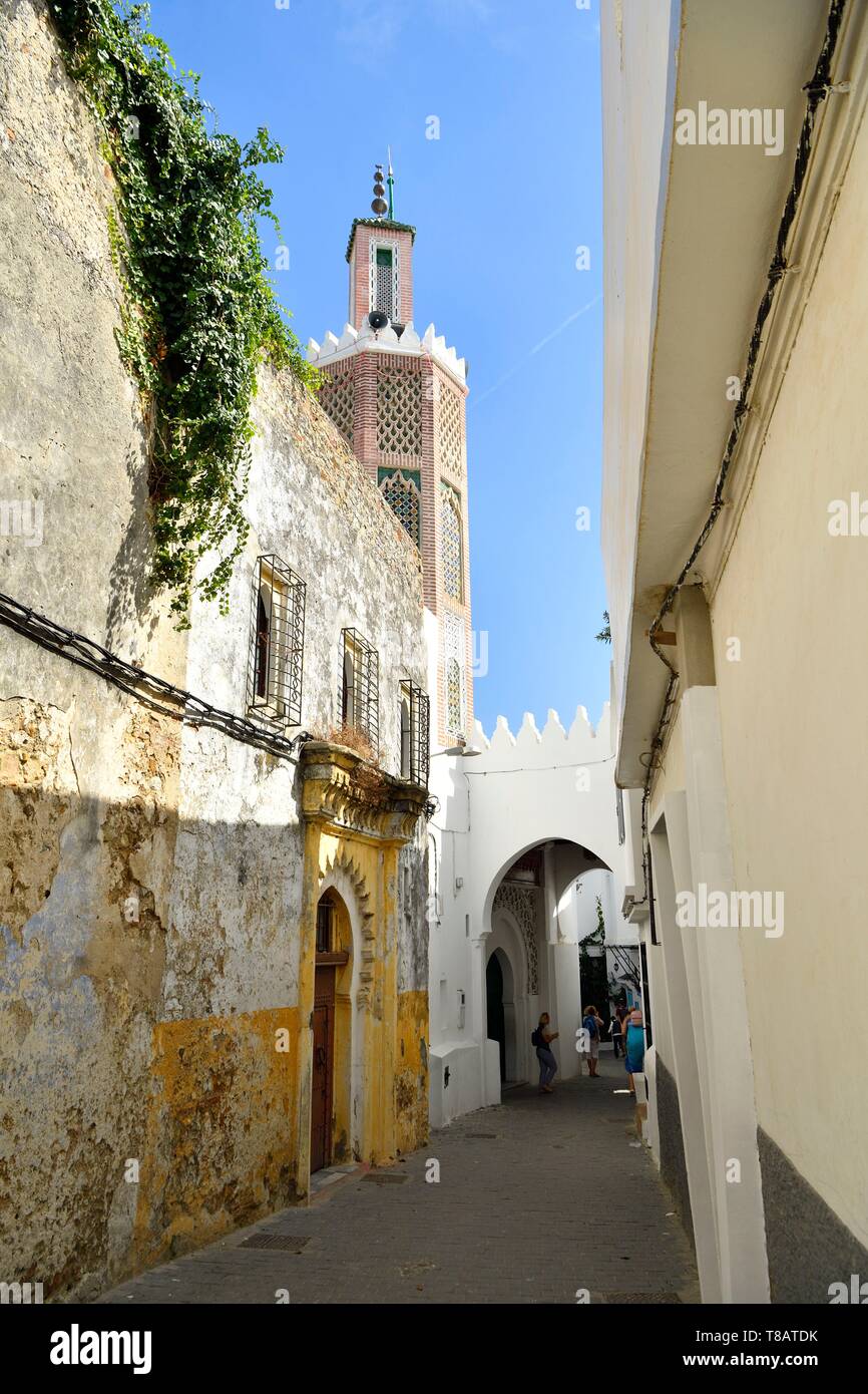 Morocco, Tangier Tetouan region, Tangier, The old city (medina), narrow ...