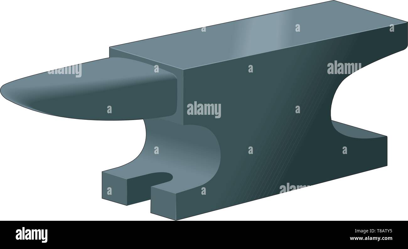 Anvil Vector Illustration Stock Vector Image & Art - Alamy