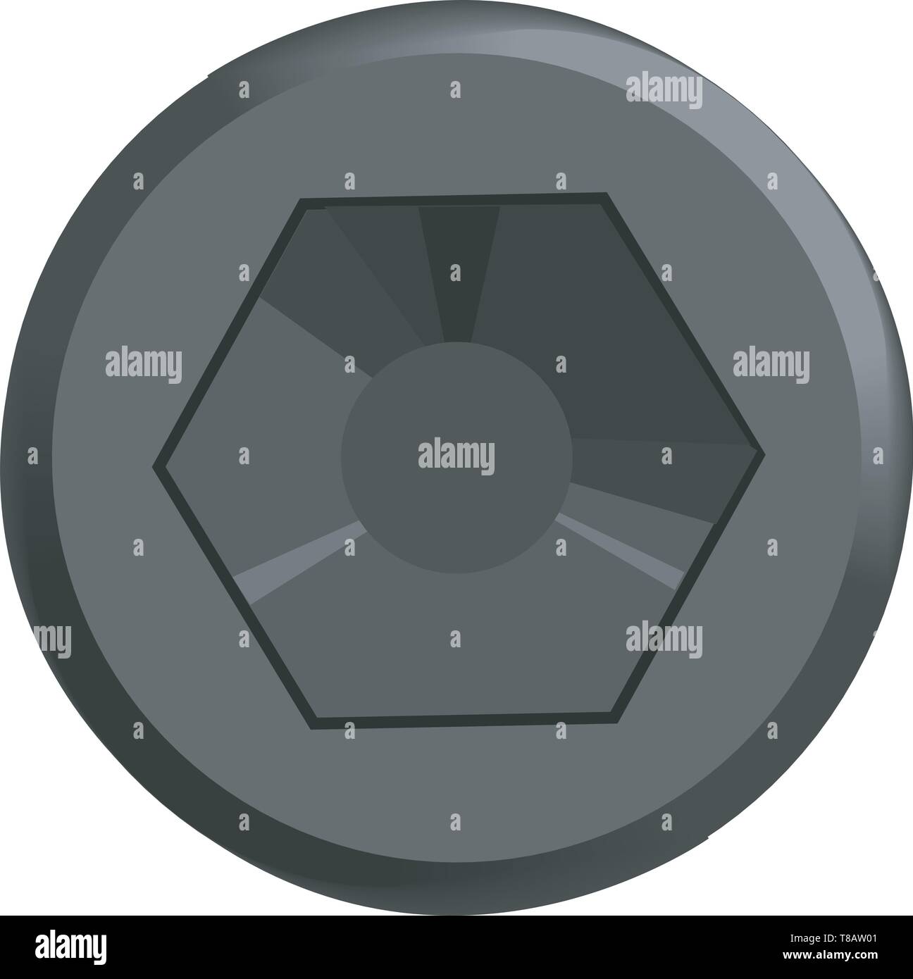 Cap Screw Vector Illustration Stock Vector Image & Art - Alamy