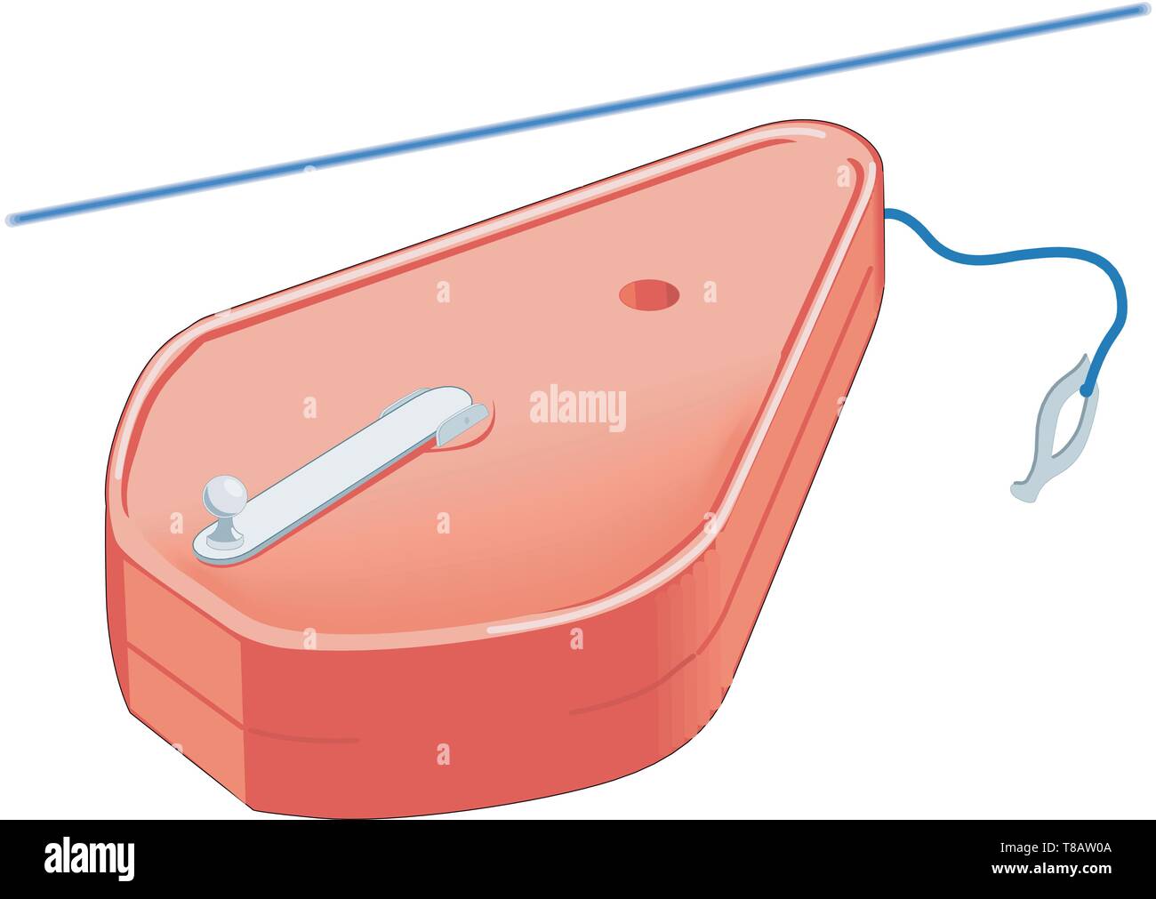 Chalk Line Tool Vector Illustration Stock Vector Image & Art - Alamy