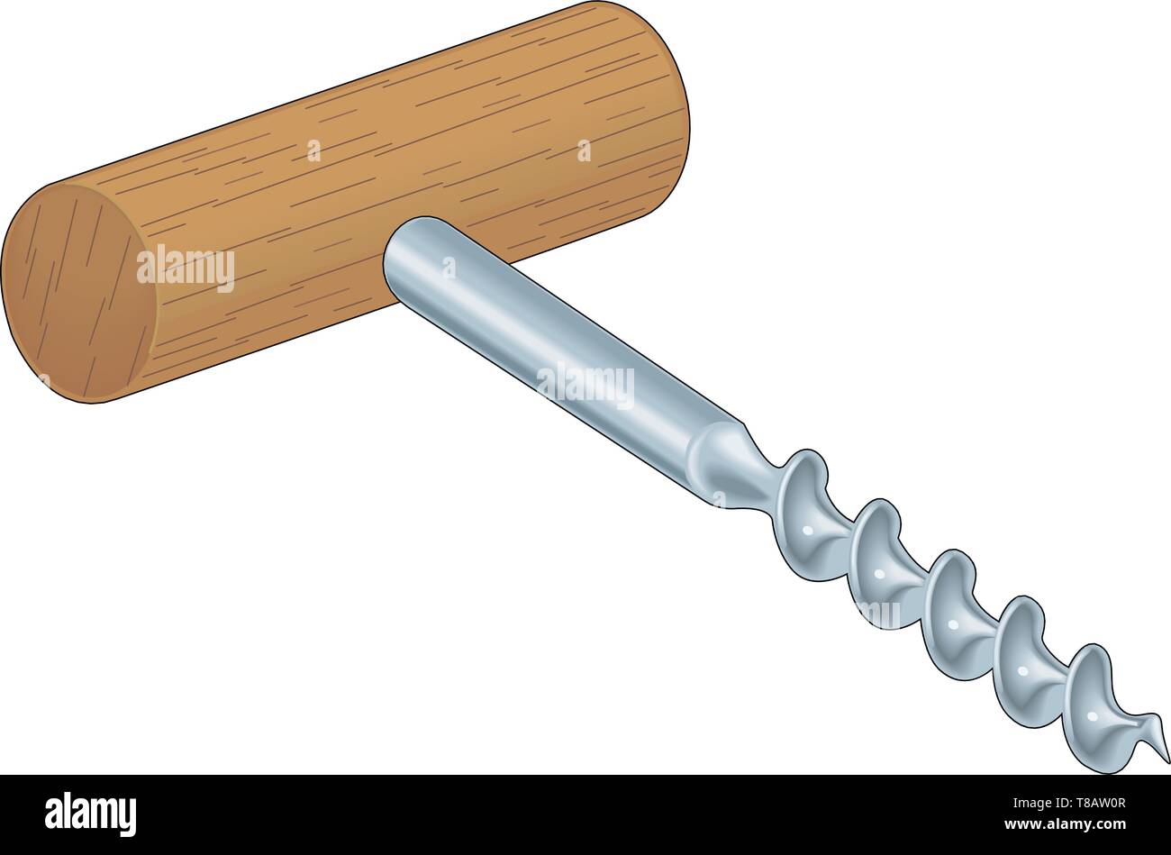Auger Vector Illustration Stock Vector Image & Art - Alamy