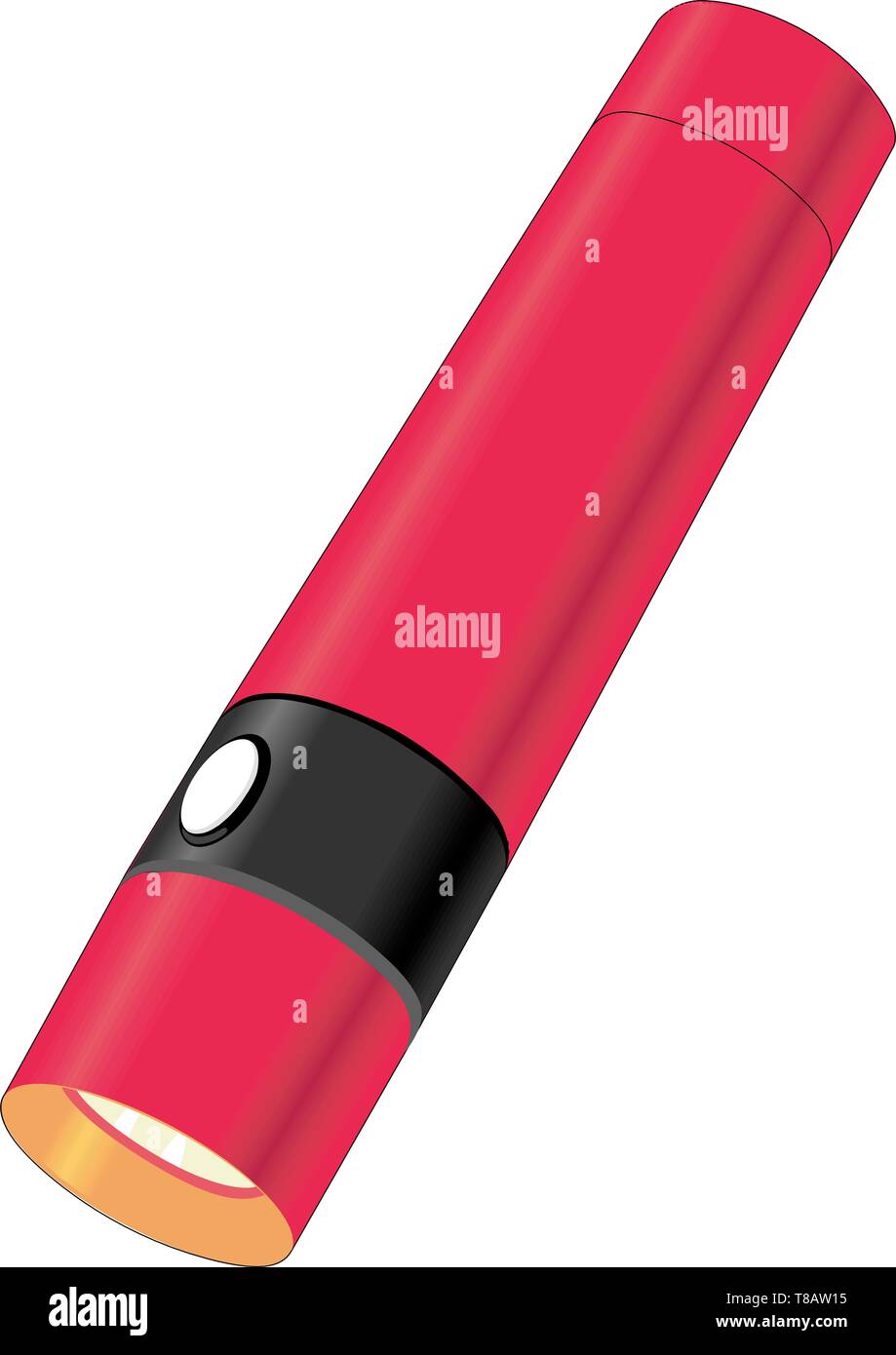 Flashlight Vector Illustration Stock Vector Image & Art - Alamy