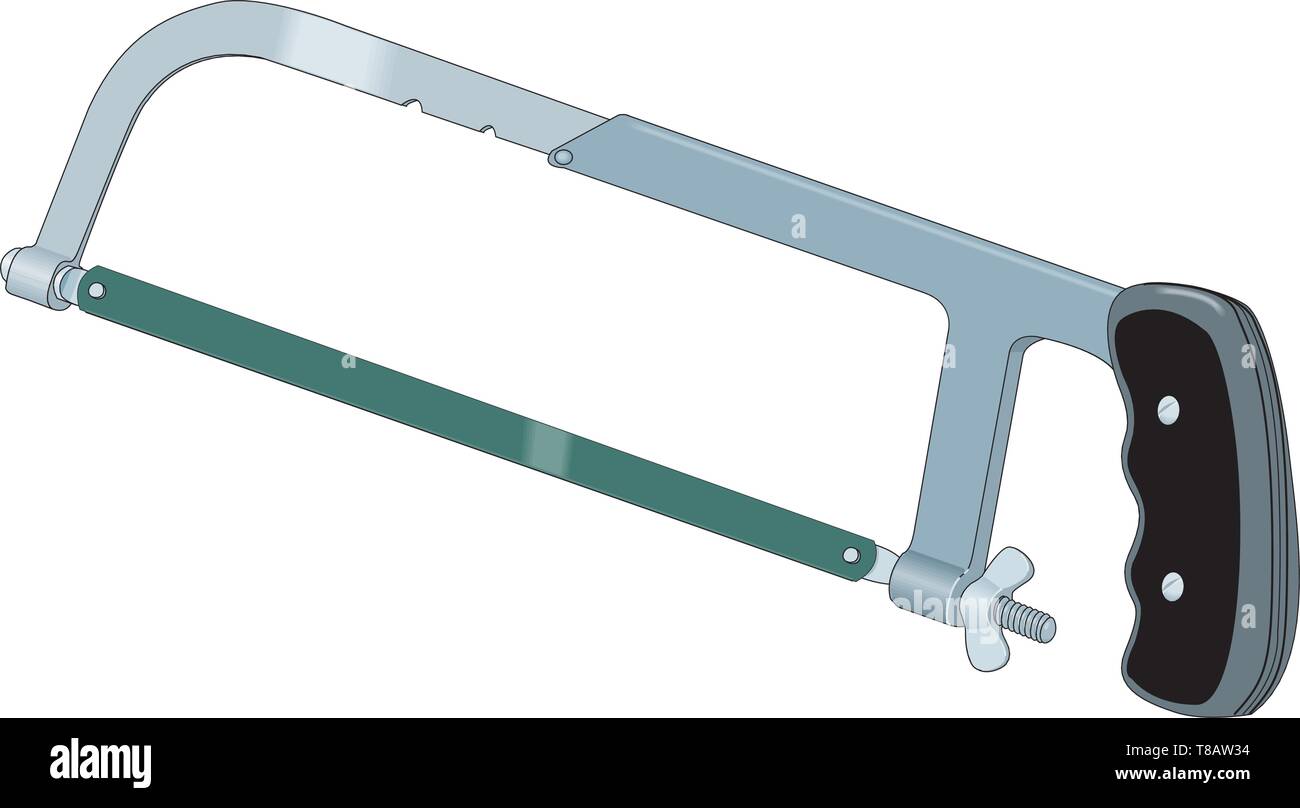 Hacksaw Vector Illustration Stock Vector Image & Art - Alamy