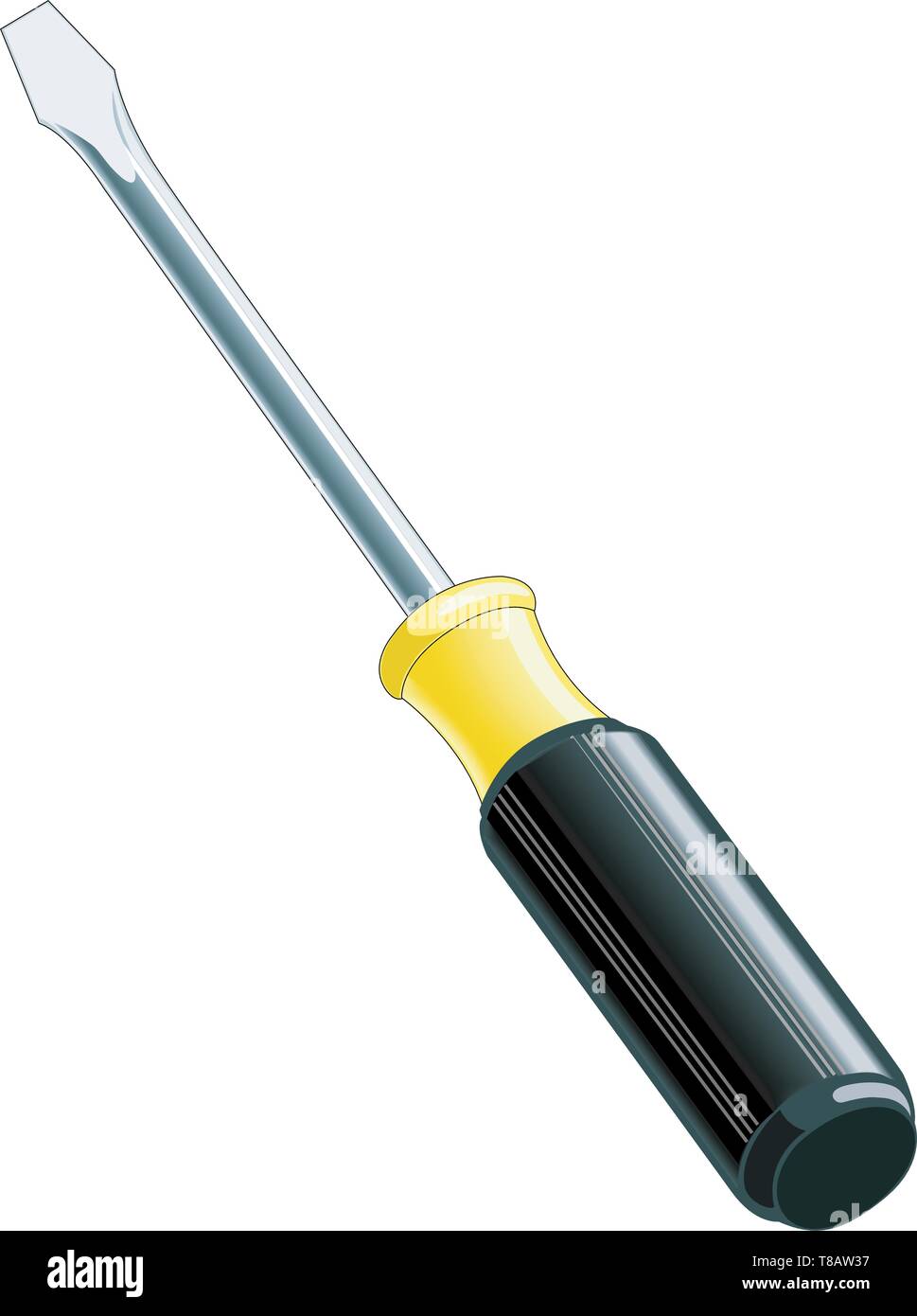 Screwdriver Vector Illustration Stock Vector Image & Art - Alamy