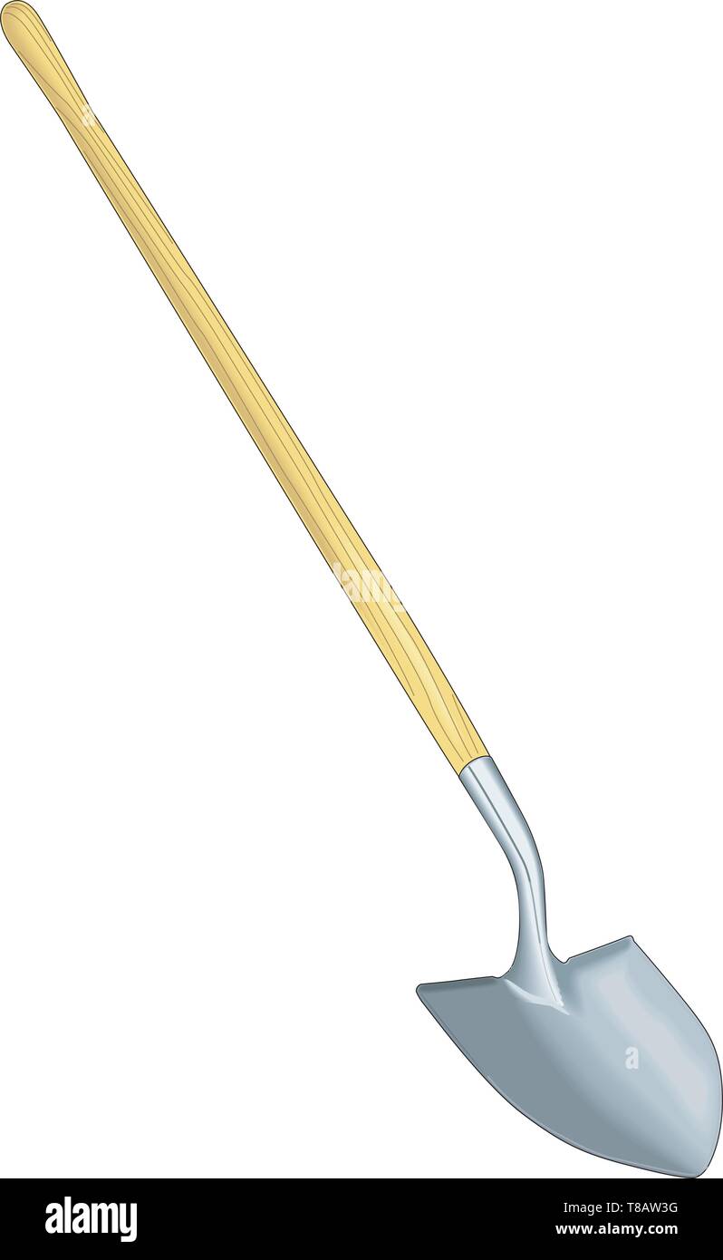 Shovel Vector Illustration Stock Vector Image & Art - Alamy